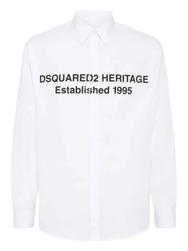 Dsquared2 Printed Shirt - White