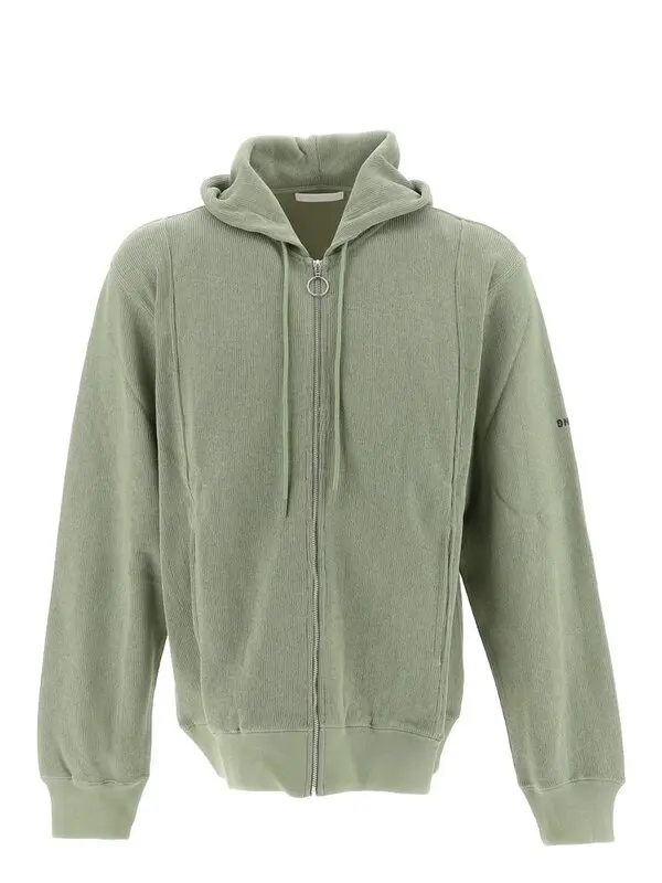 Helmut Lang Zip-up Hooded Jacket - Green
