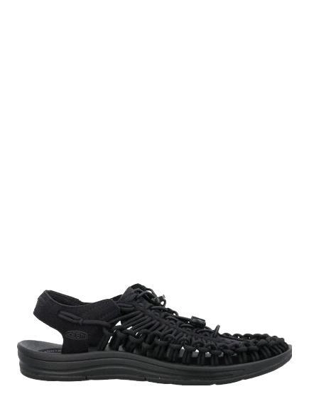 Keen Uneek Low-top Sneakers With Recycled Plastic Rope Upper - Black