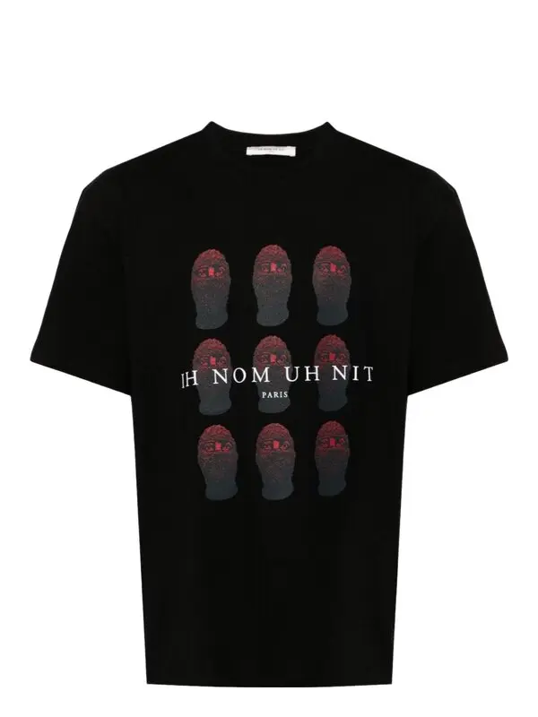 IH NOM UH NIT Mask Print T-shirt - Black
