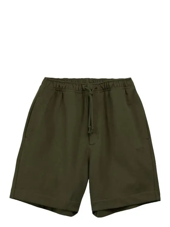 Y3 Logo Print Jersey Shorts - Night