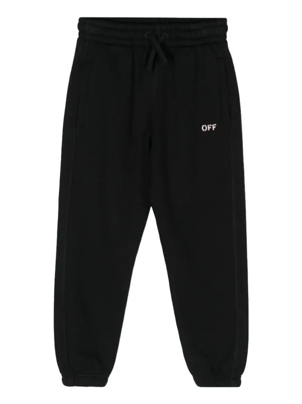 Off-White Diagonal Stripe Track Pants - Black