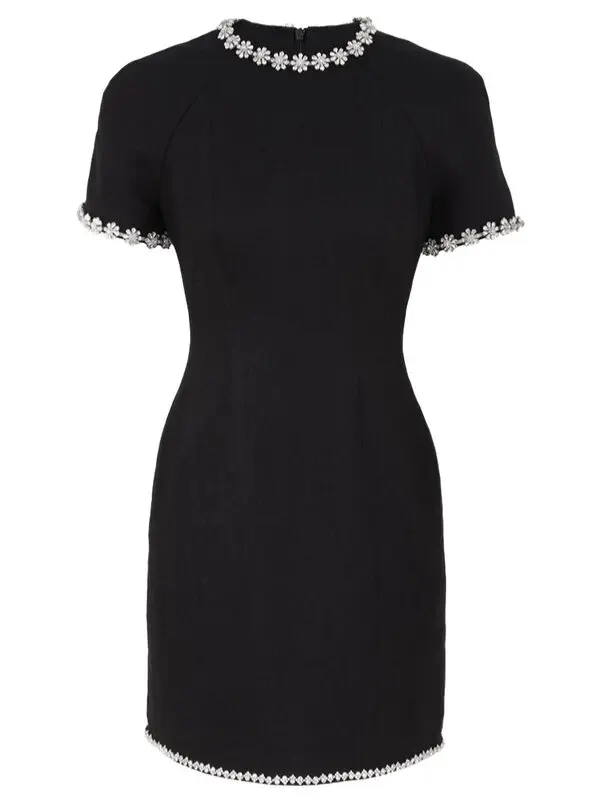 Zimmermann Rebellion Embellished Mini Dress - Black