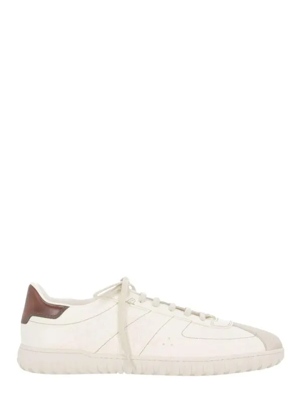 Berluti Scritto Lace-up Casual Sneakers - White