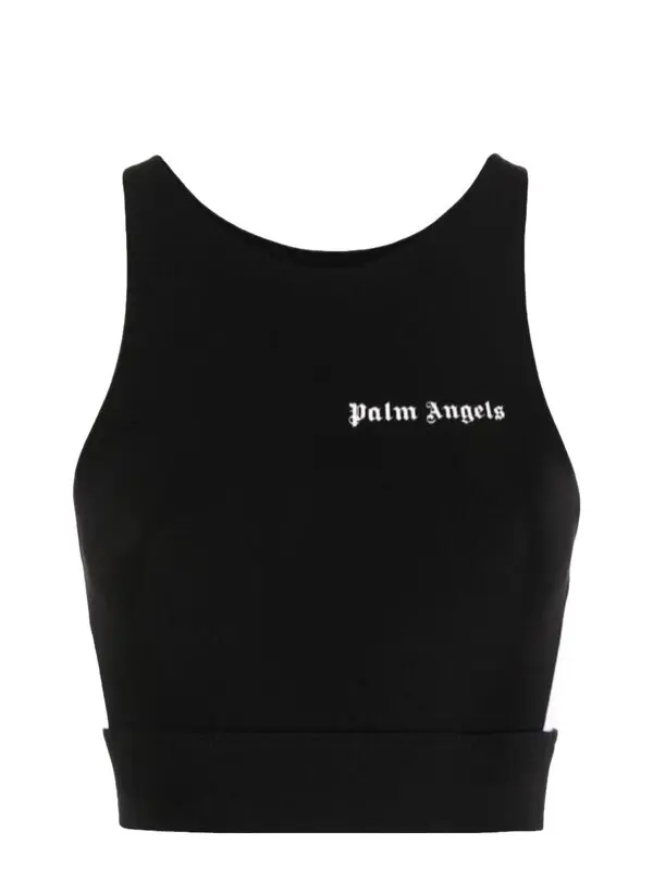 Palm Angels Training Track Top White - Black