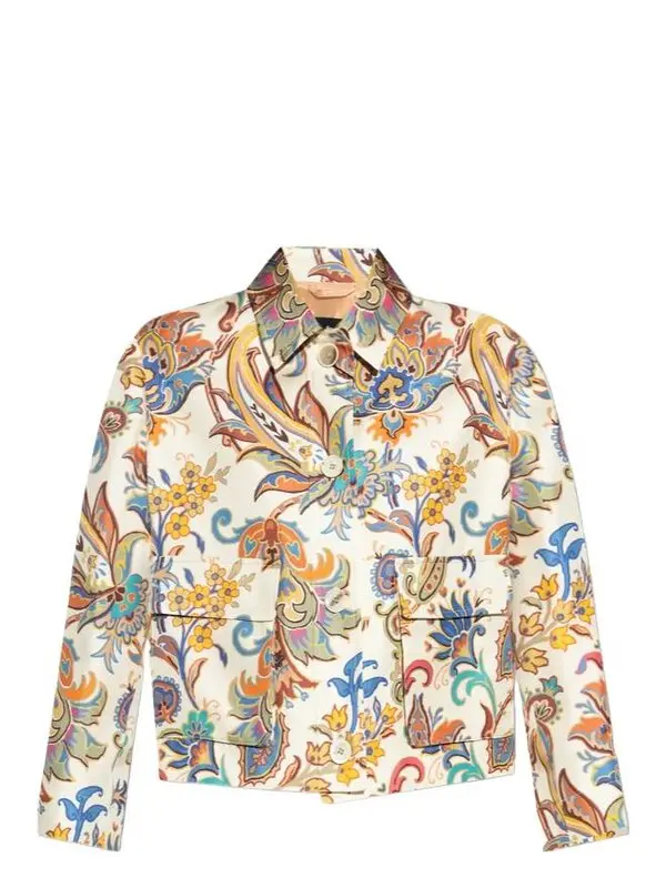 Etro Paisley Printed Shirt Jacket - Multi-color