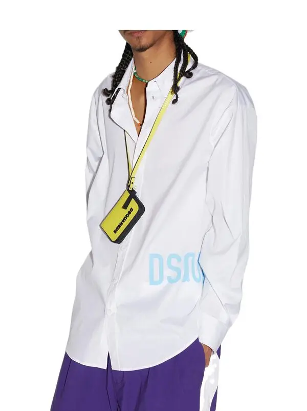 Dsquared2 Logo-print Cotton Shirt - White
