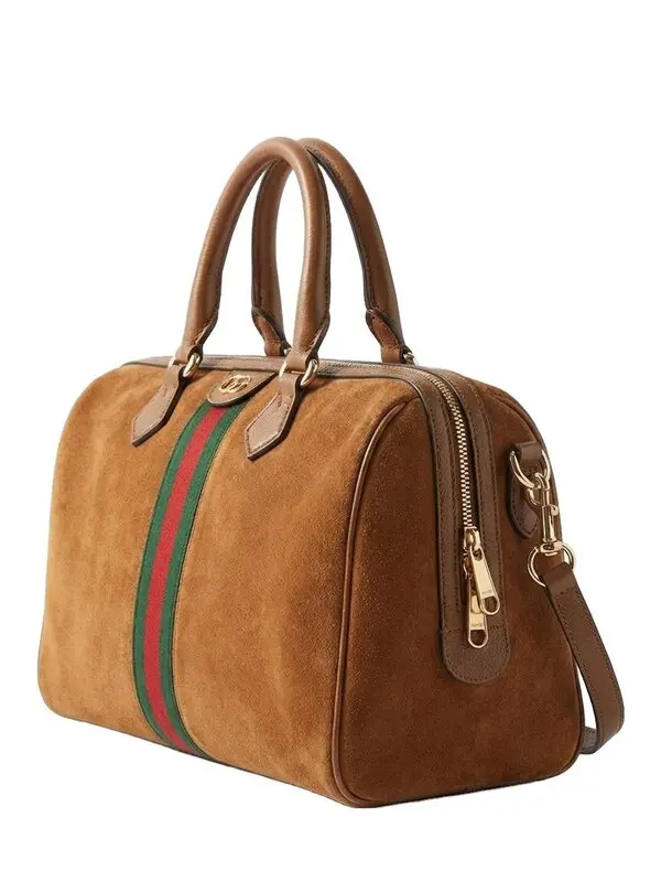 Gucci Ophidia Boston Bag - Brown
