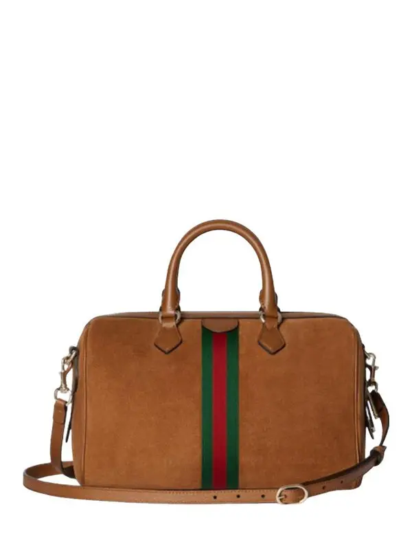 Gucci Ophidia Boston Bag - Brown