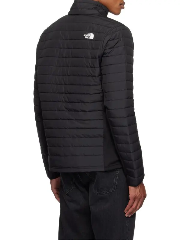 The North Face Quilted Padded Jacket With Logo Detail - Black