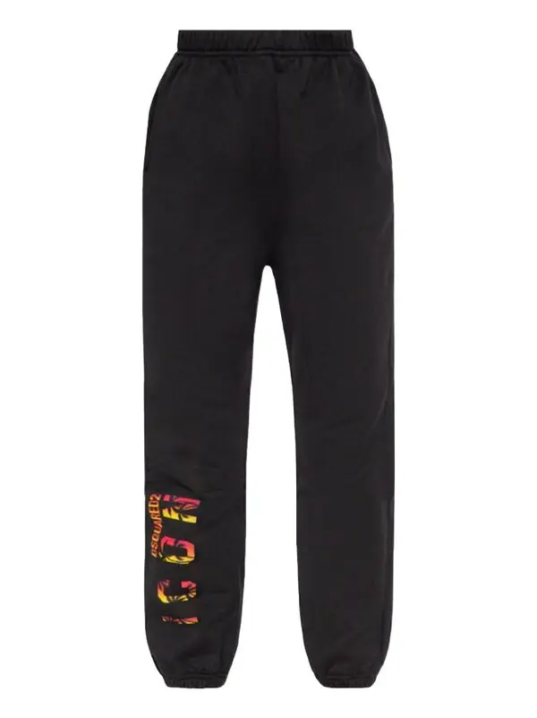 Dsquared2 Logo Printed Sweatpants - Black