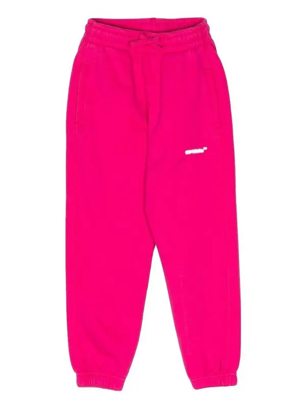 Off-White Graphic Stripe Track Pants - Pink