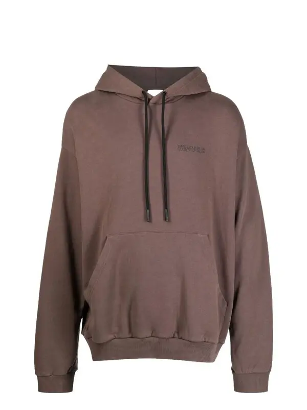 MARCELO BURLON COUNTY OF MILAN Cross Over Hoodie - Brown