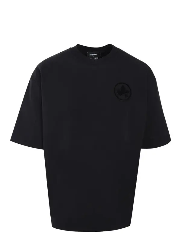 Dsquared2 Logo-appliqué T-shirt - Black