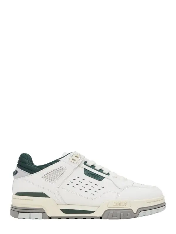 Axel Arigato Round Toe Lace-up Sneakers - White/green
