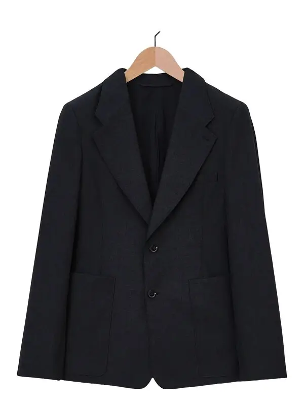 LEMAIRE Single-breasted Tailored Blazer - Black