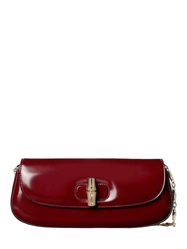 Gucci Bamboo Night Small Clutch - Red