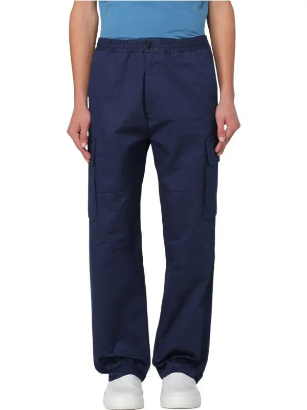 Marni Straight-leg Cotton Cargo Trousers - Ink
