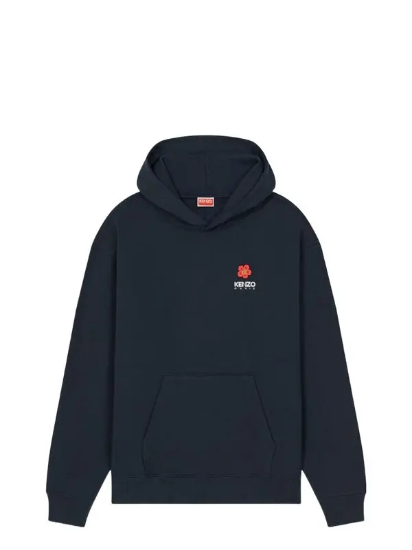 Kenzo Boke Flower Drop Shoulder Hoodie - Black