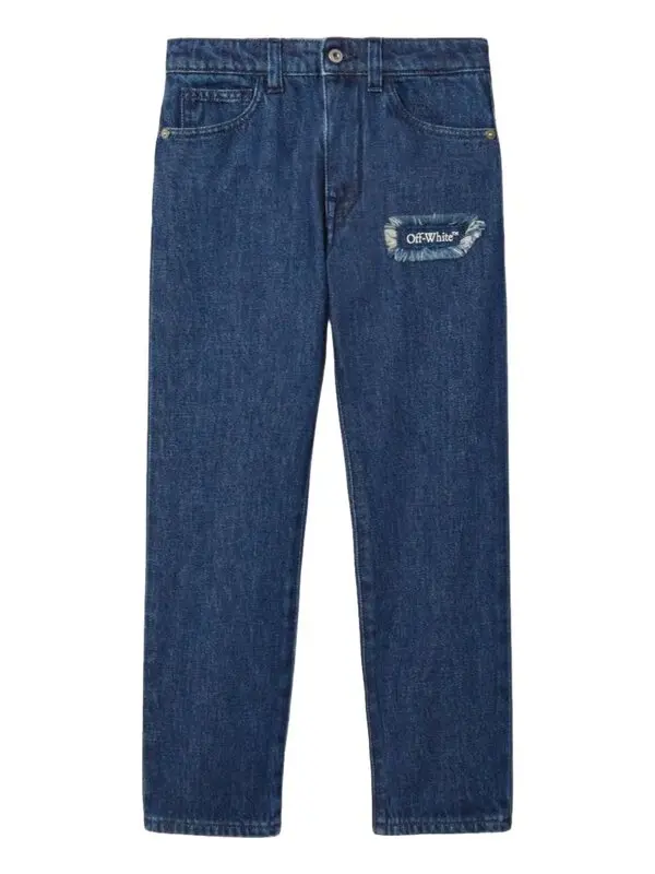 Off-White Bookish Straight Jeans - Blue