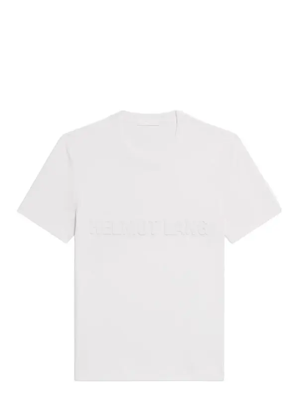 Helmut Lang Embossed Logo Tee - Optical White