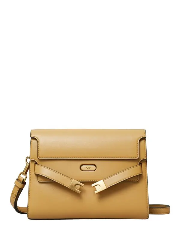 Tory Burch Lee Radziwill Shoulder Bag - Walnut White