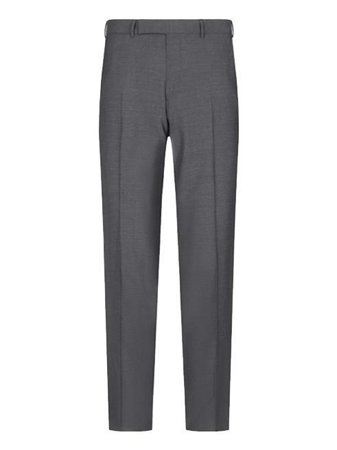Zegna High Performance Tailored Wool Trousers - Dark Grey