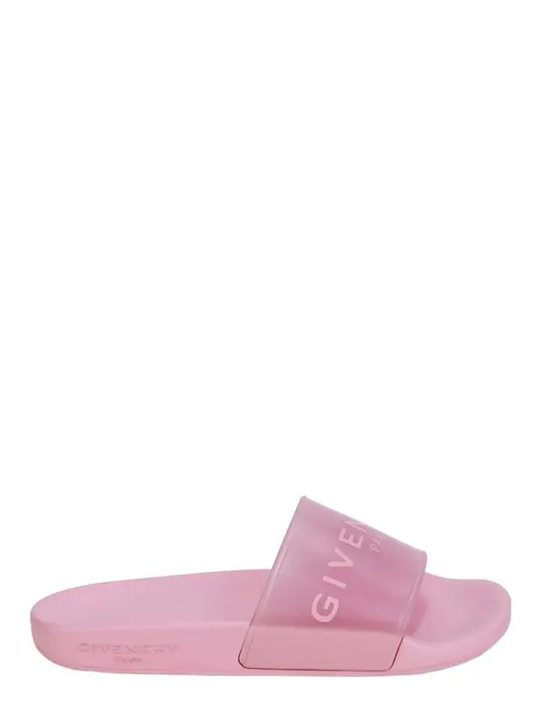 Givenchy Logo Slide Slippers - Pink
