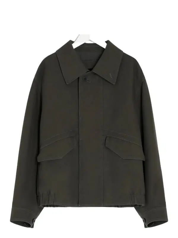 LEMAIRE Flap-pockets Shirt Jacket - Espresso