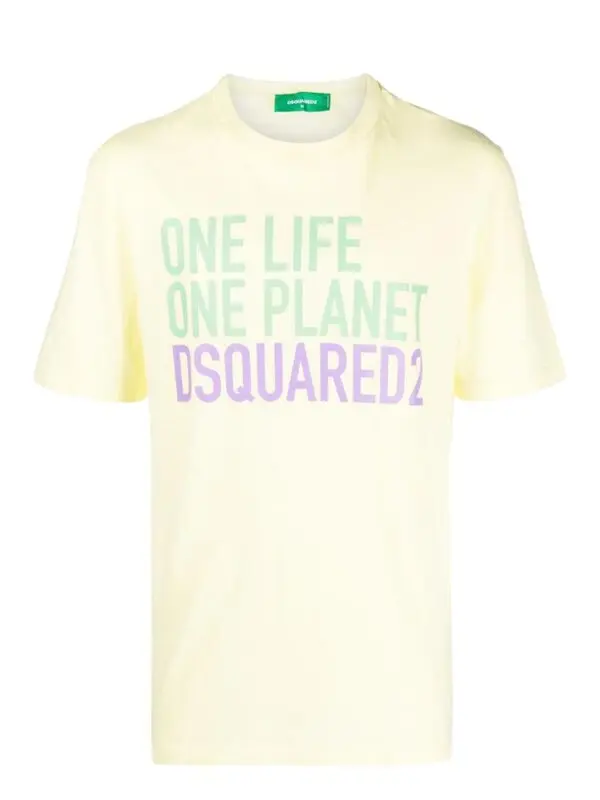 Dsquared2 Logo-print Round-neck T-shirt - White