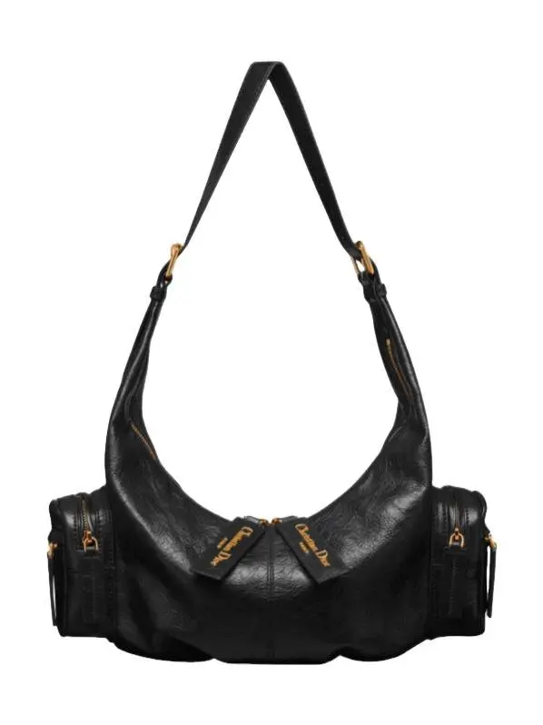 Dior Grand Tour Multipocket Shoulder Bag - Black