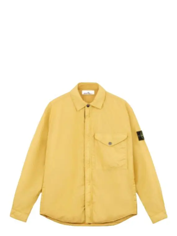 Stone Island Long-sleeved Casual Jacket - Ochre