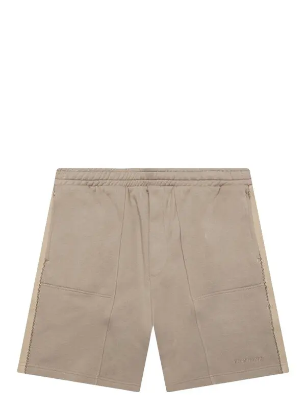 Helmut Lang Logo Embroidered Tape Track Shorts - Nude