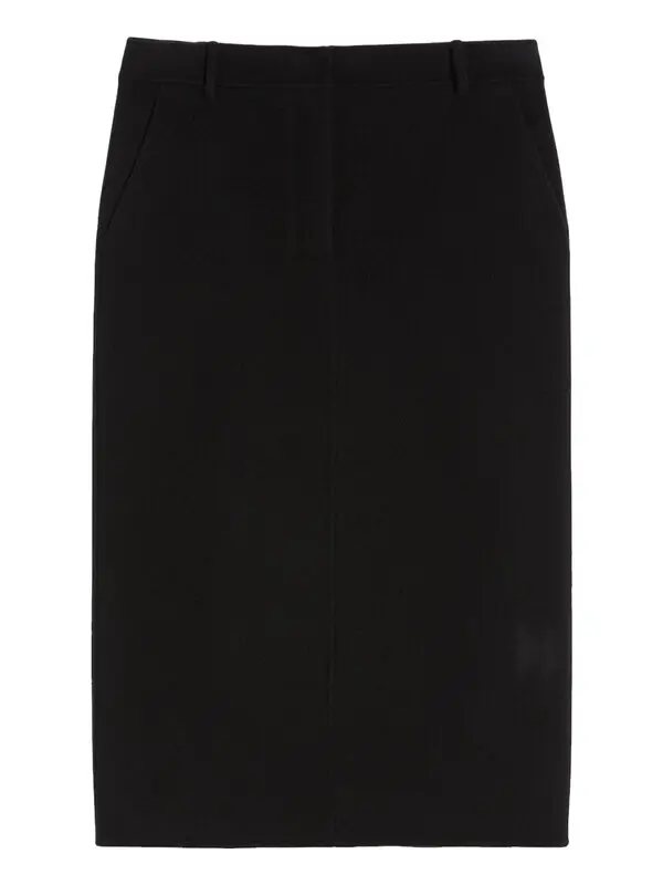 Max Mara Slit Skirt - Black