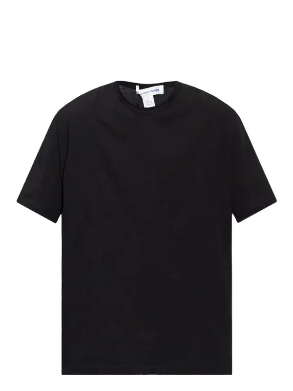 Comme Des Garçons Crewneck Short-sleeved T-shirt - Black