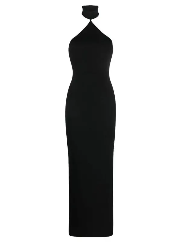 Solace Halterneck Maxi Dress - Black