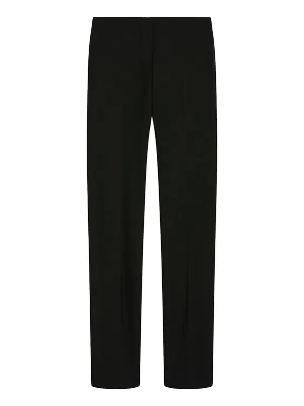 Sportmax Low-rise Stretch Trousers - Black