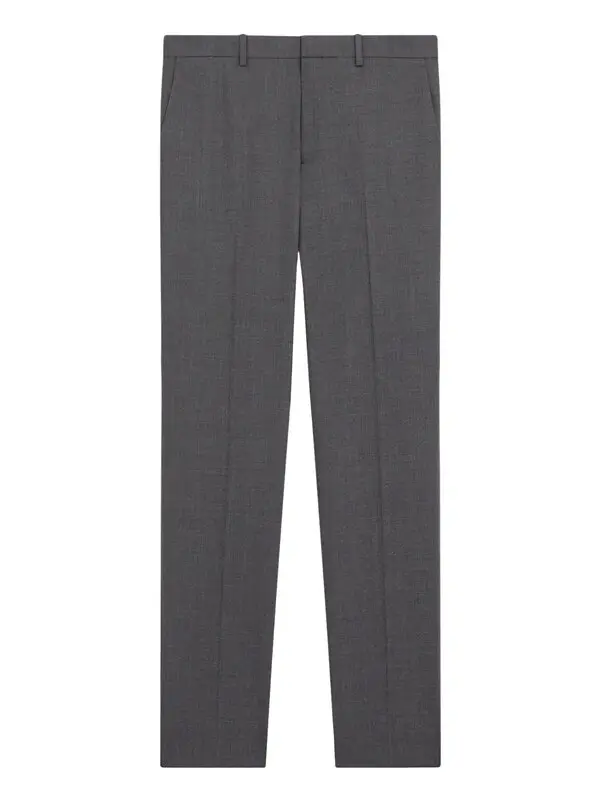 Theory Regular Fit Straight Leg Pants - Black