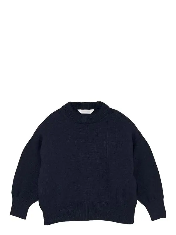 Palm Angels Logo-print Wool Jumper - Navy