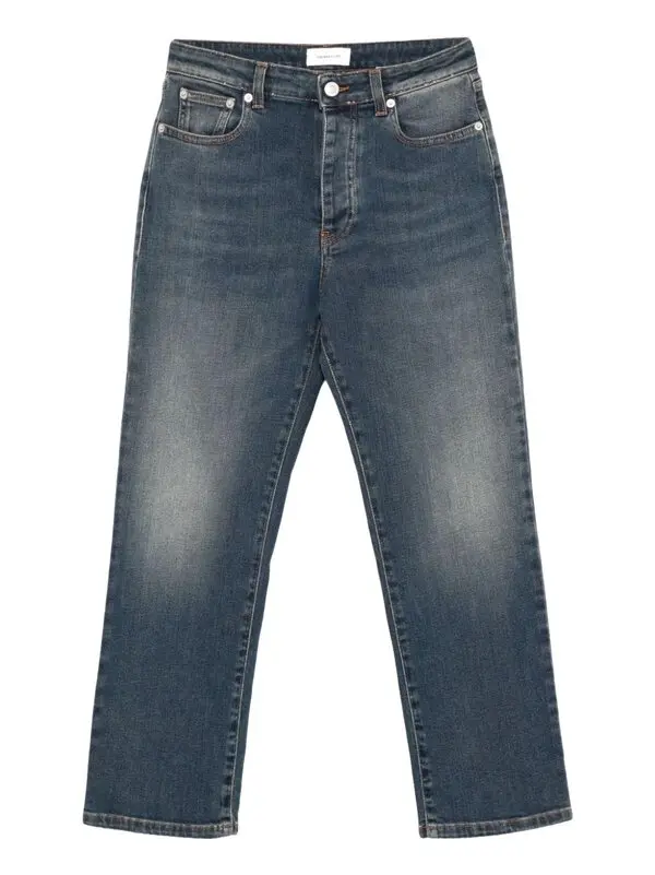 Fabiana Filippi Flared Jeans In Washed Denim - Blue