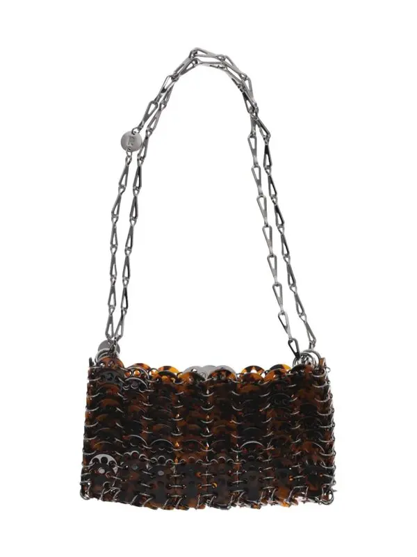 Rabanne 1969 Nano Tortoise Bag - Black