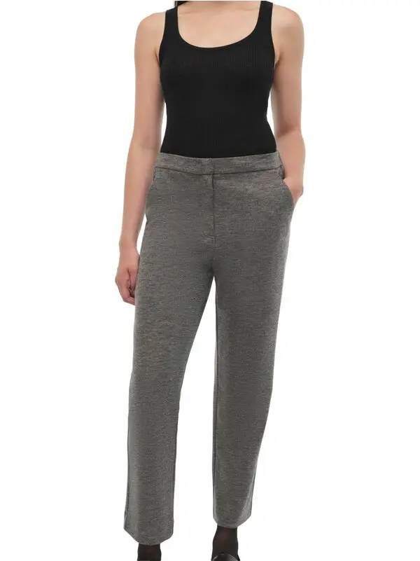 Simkhai Hayley Cropped Trousers - Warm Gray