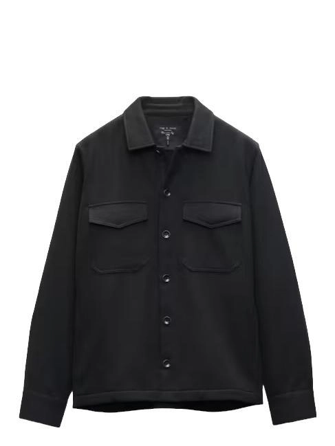Rag & Bone Long Sleeve Casual Jacket - Black