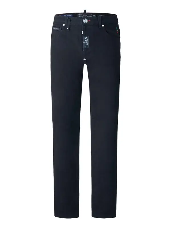 Philipp Plein Belt-loop Casual Pants - Black