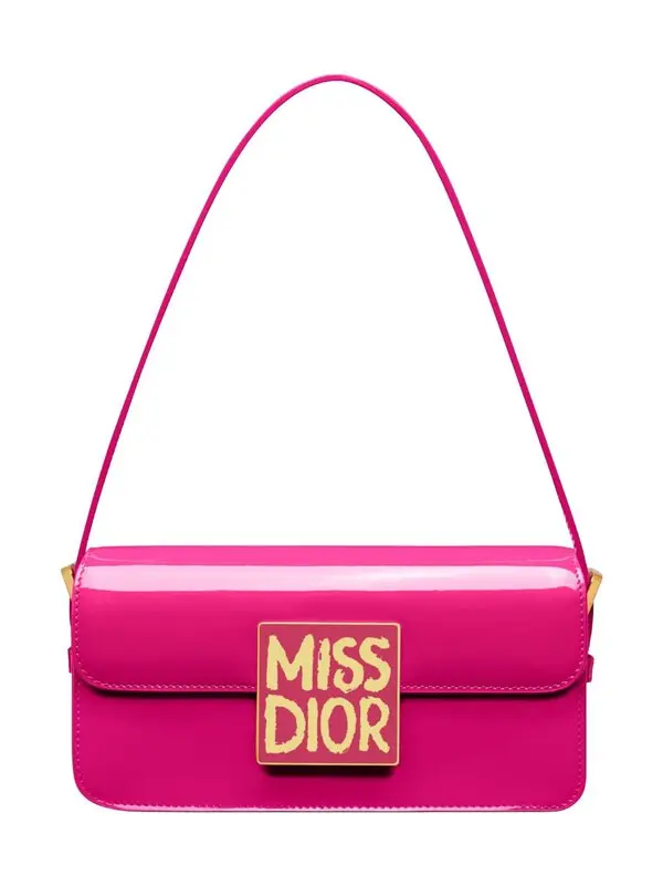 Dior Miss Flap Bag - Purple-red
