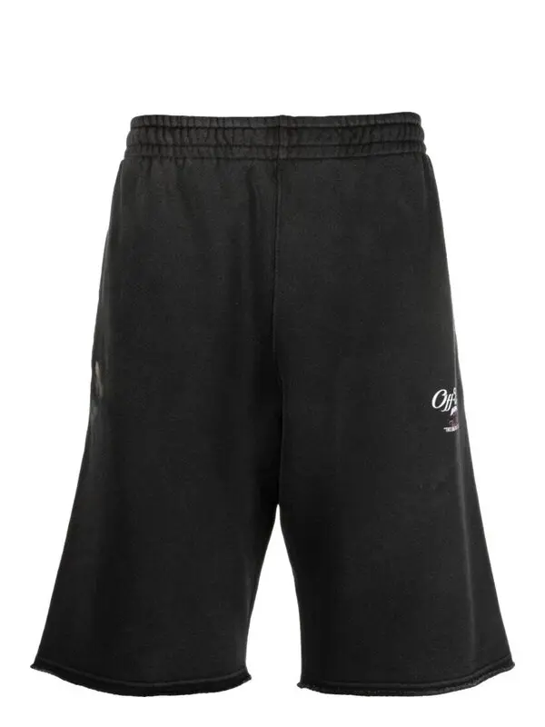 Off-White Logo Sweatshorts - Black