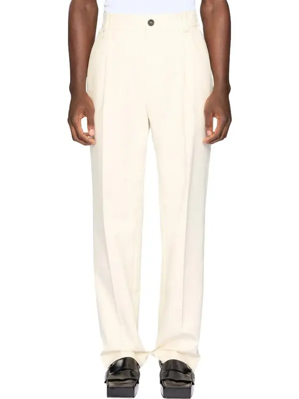 Jacquemus Croisière Tailored Trousers - White