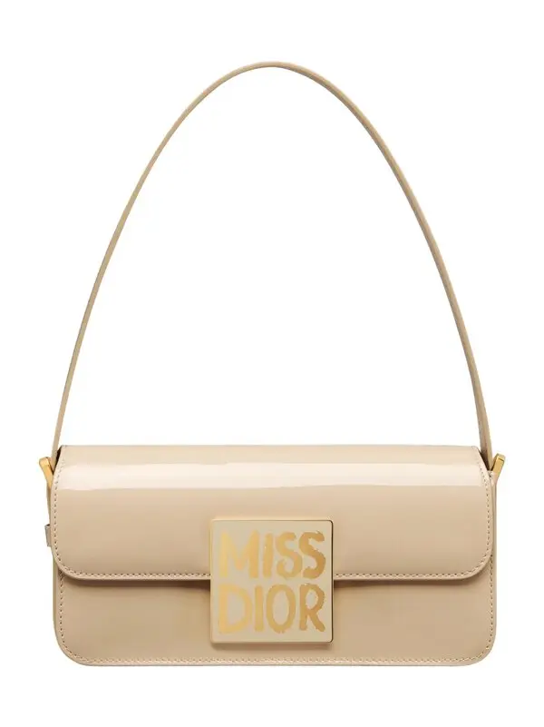 Dior Logo Shoulder Bag - Beige