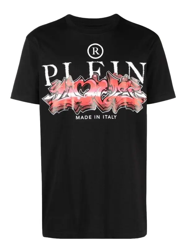 Philipp Plein Logo-print Short-sleeve T-shirt - Black