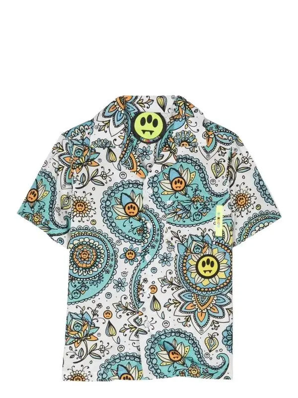 BARROW Paisley-print Short-sleeved Shirt - Multicolor
